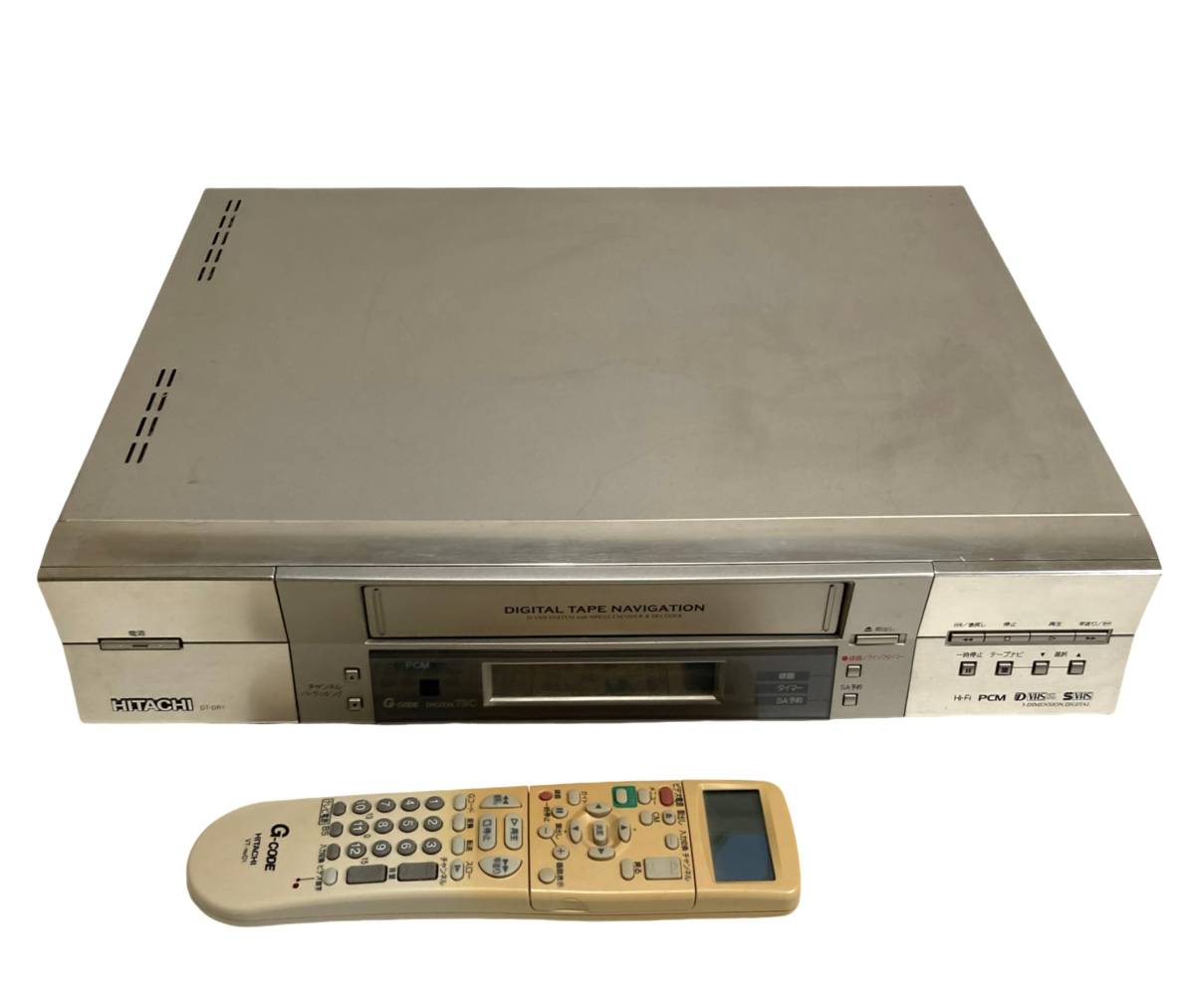 Yahoo!オークション - 【純正リモコン付き】HITACHI 日立 DT-DR1 D-VHS...