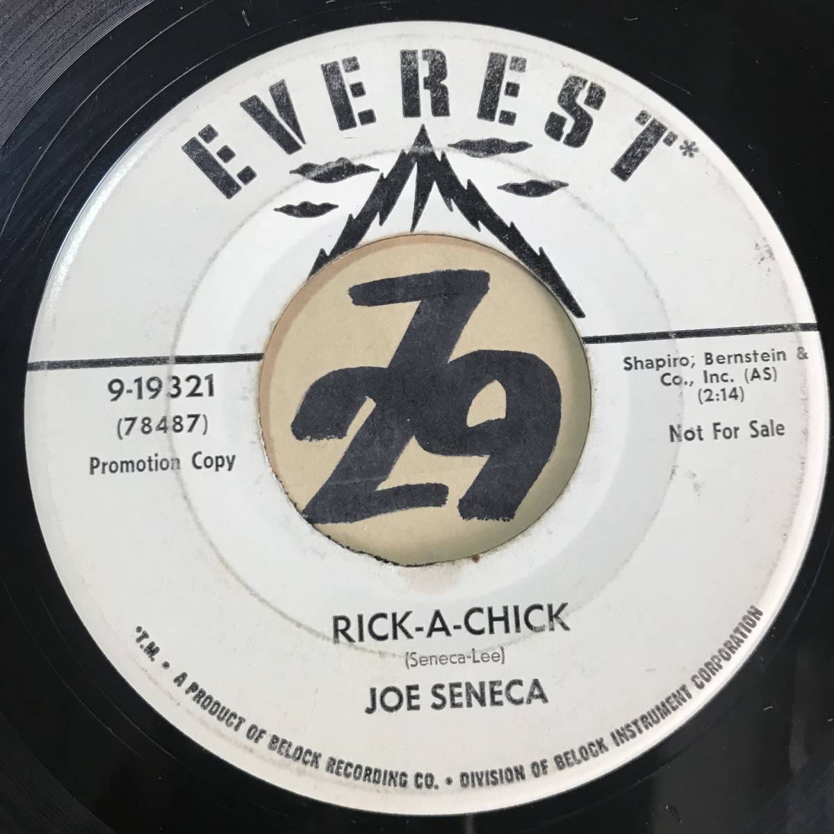 Yahoo!オークション - 試聴 1959年ロッカー JOE SENECA RICK-A-CHICK V...