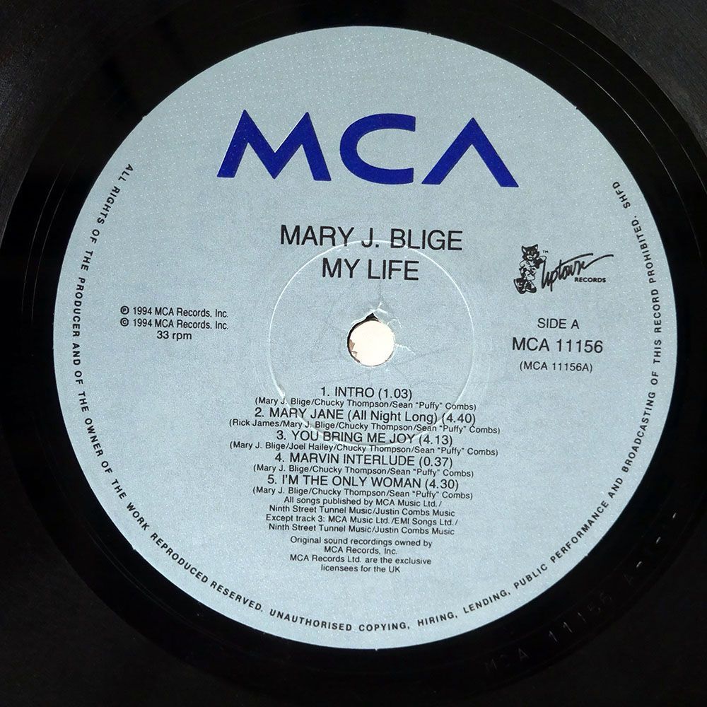 Yahoo!オークション - MARY J BLIGE/MY LIFE/MCA MCA11156 LP