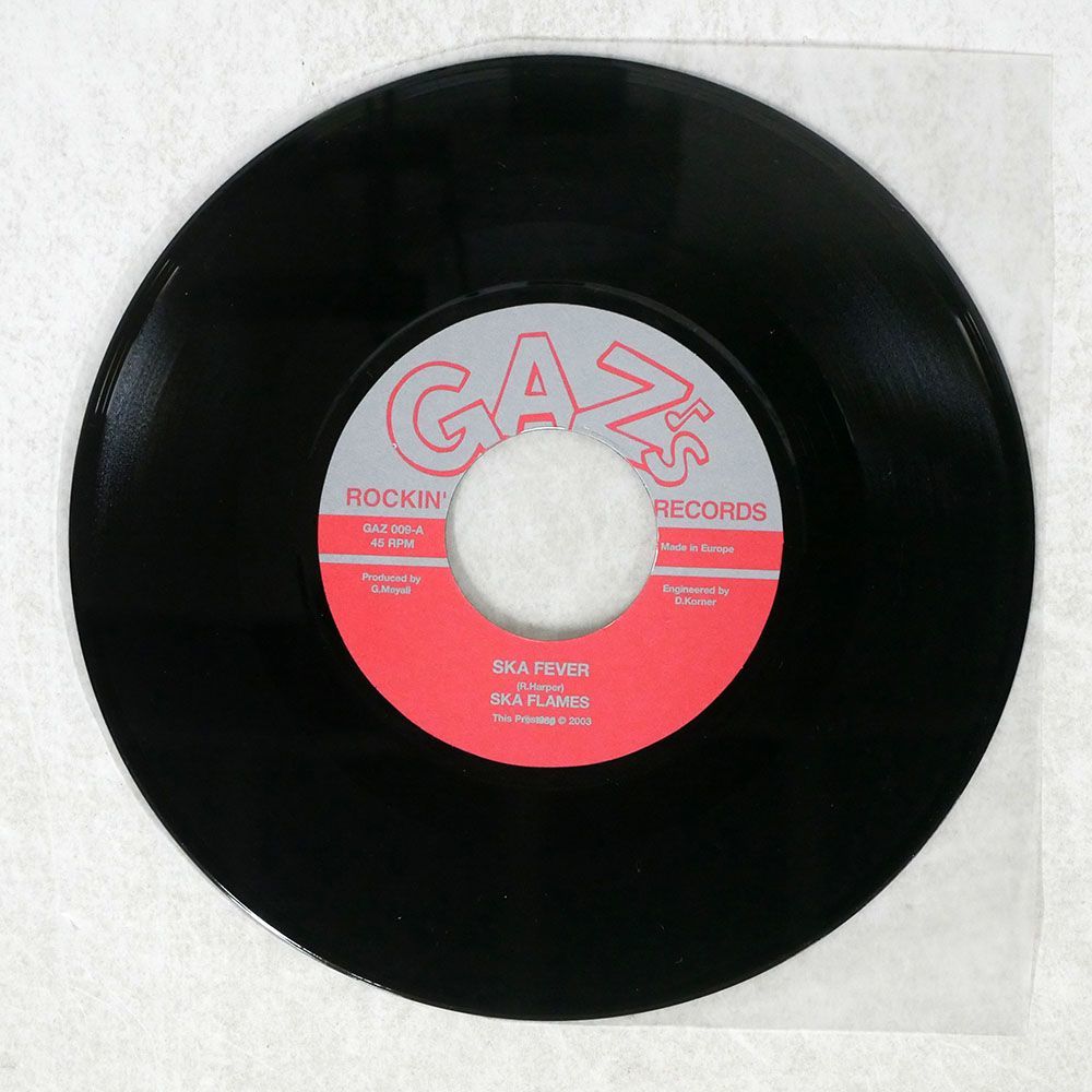 Yahoo!オークション - SKA FLAMES/SKA FEVER/GAZ’S ROCKIN’ GAZ009 7...