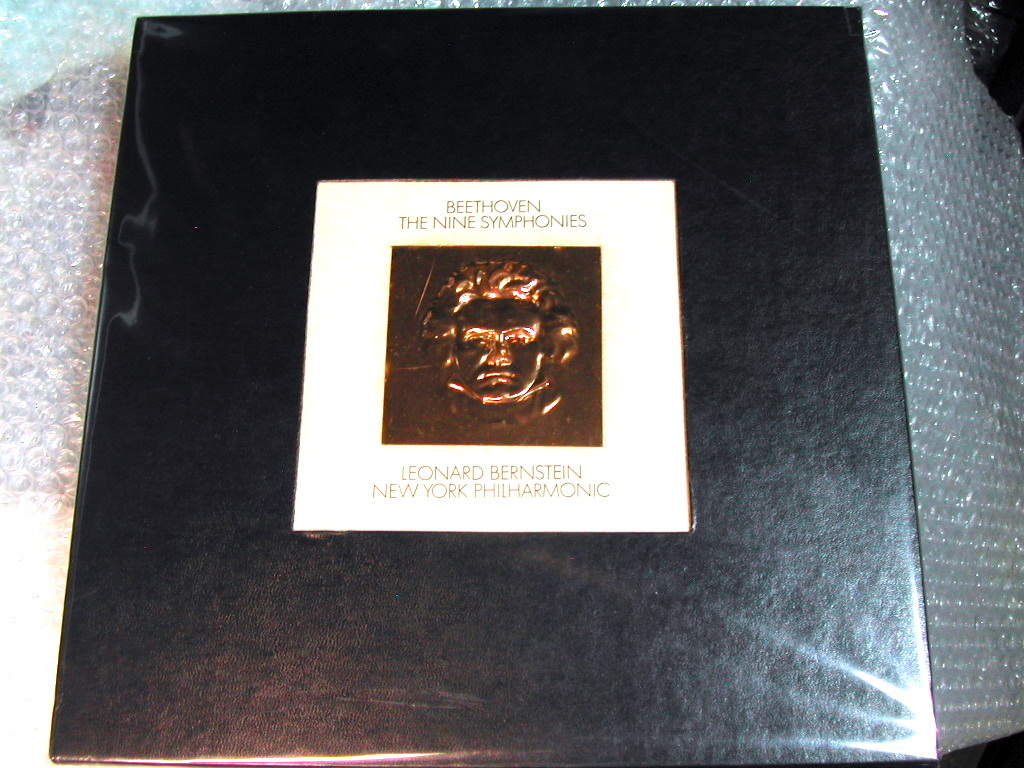 Yahoo!オークション - LP8枚組BOX全集バーンスタイン/ベートヴェン交響...