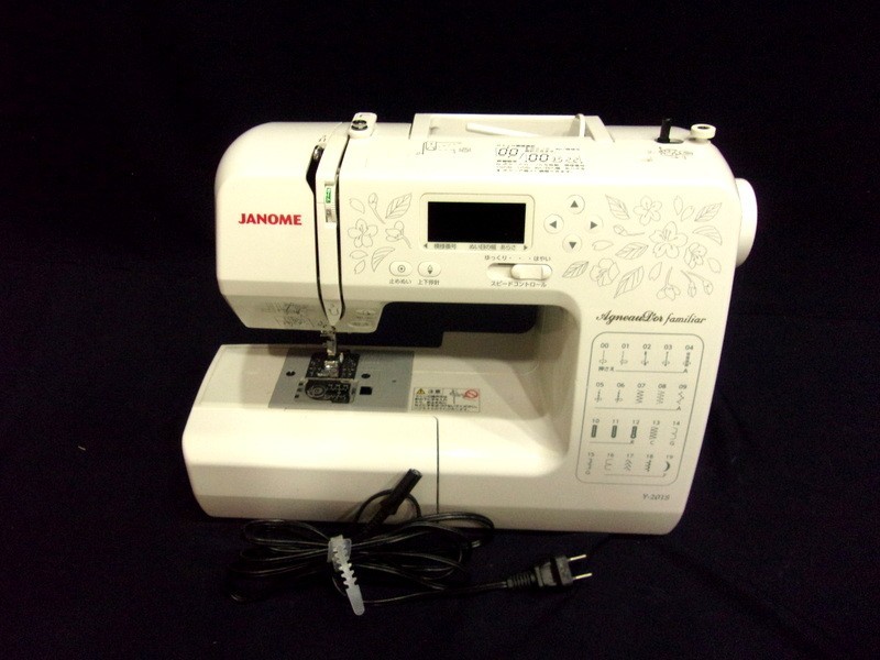 Yahoo!オークション - 1000円スタート ミシン JANOME Y-201S Model 808...