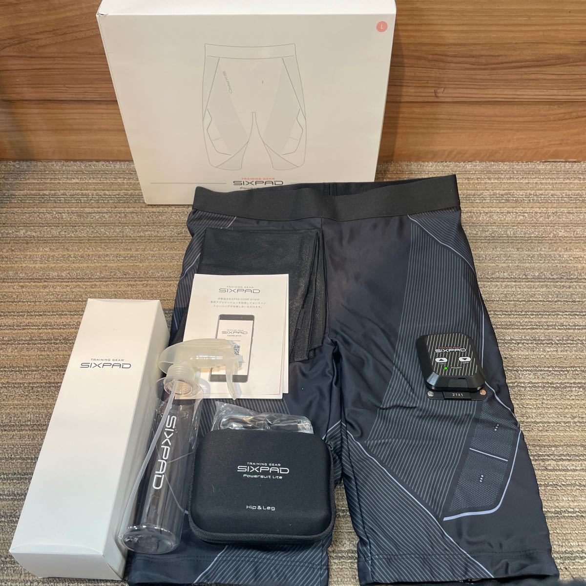 日本代購代標第一品牌【樂淘letao】－☆リモコン付き☆MTG シックスパッド パワースーツ ヒップ＆レッグ 女性用 Lサイズ o4-1115