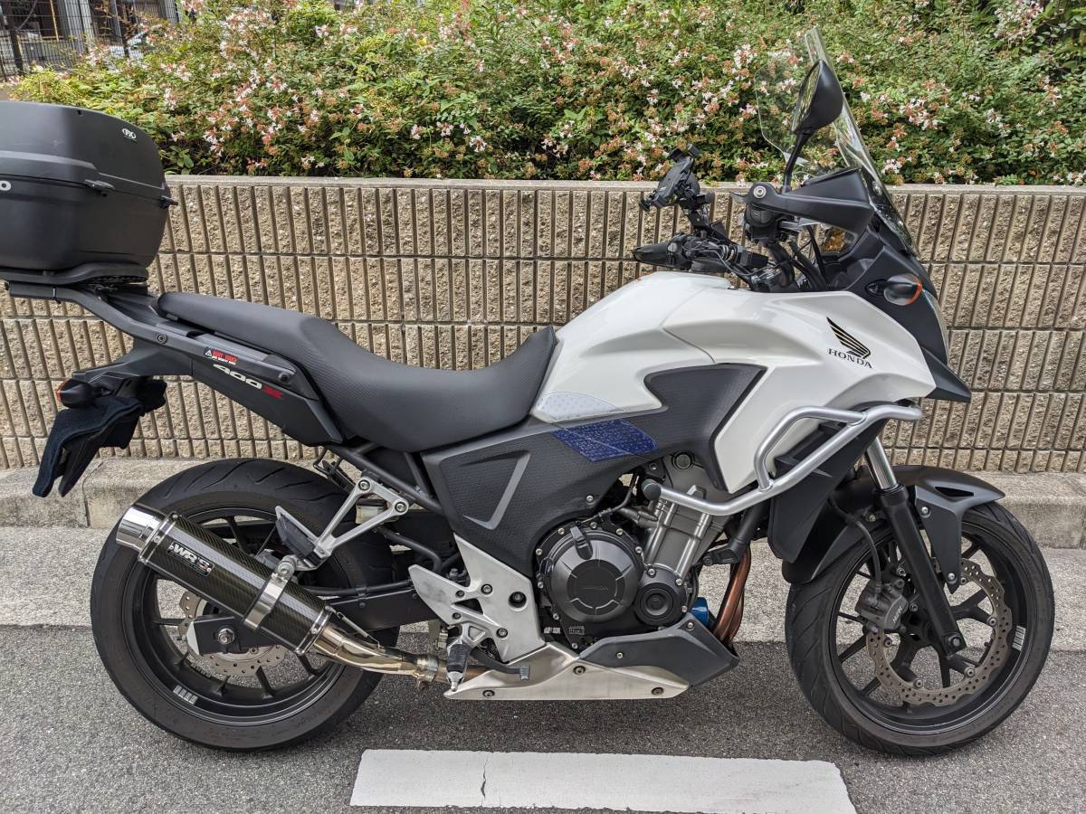 Yahoo!オークション - ホンダ 400X NC47 検R7年9月 ETC付 USB充電 実...