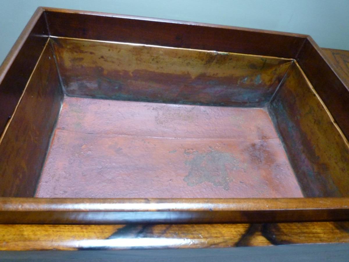 Yahoo!オークション - 《金正堂》 NO20 大き目な長火鉢 関東火鉢 銅...