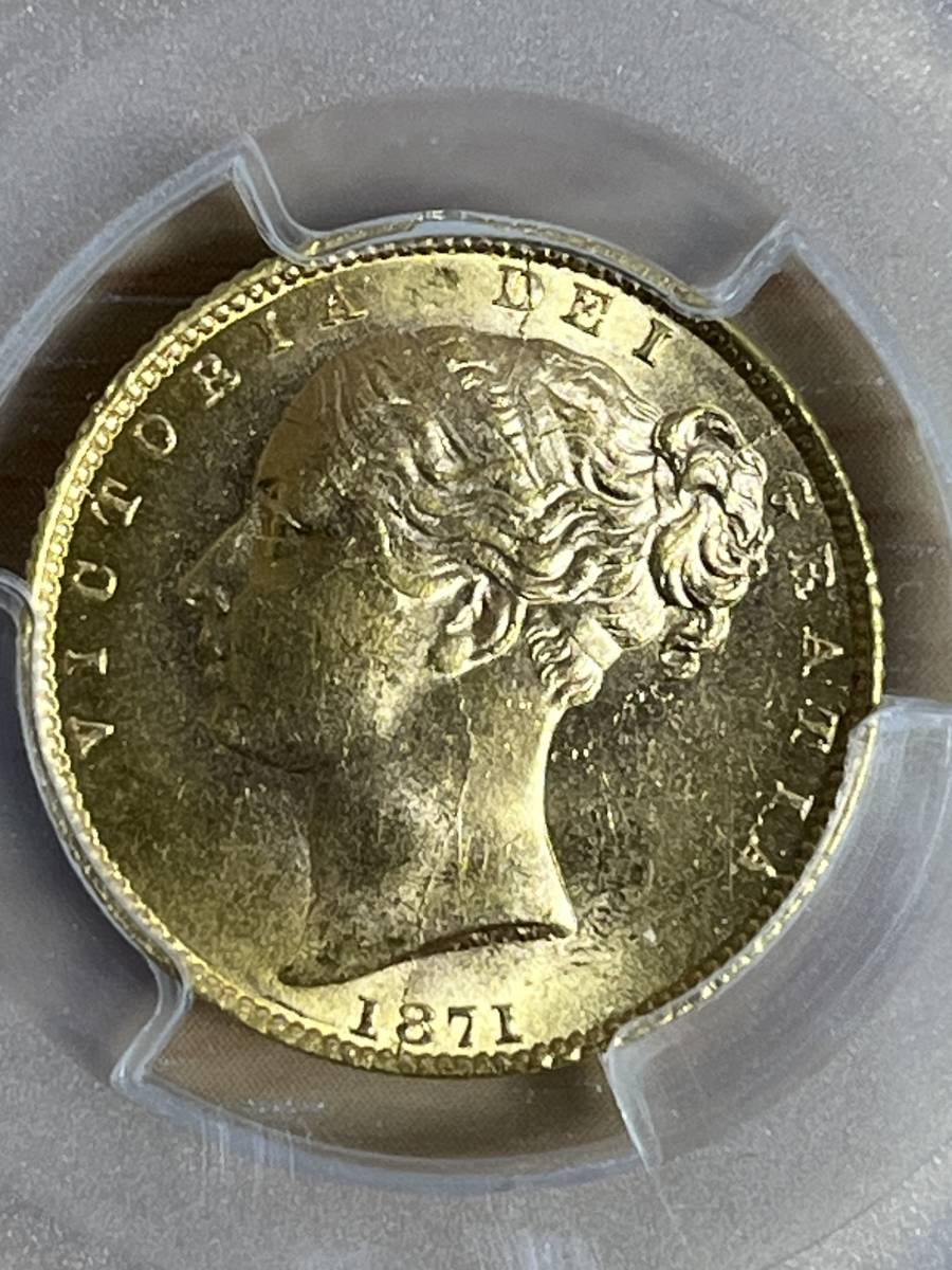 Yahoo!オークション - 【高鑑定】1871 イギリス英国 'シールド-Shield-...