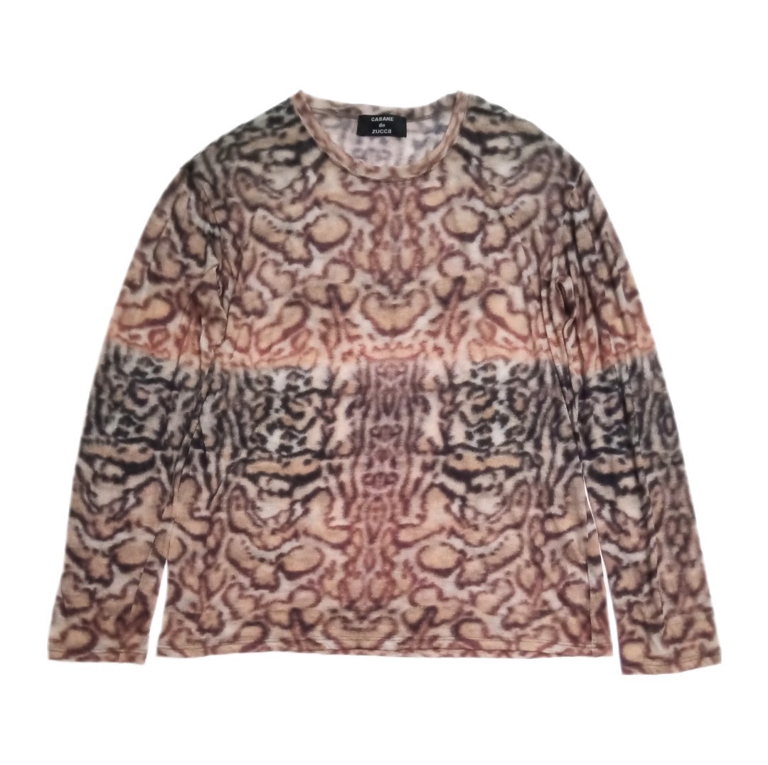 Yahoo!オークション - rare 00s cabane de zucca sci-fi leopard shirt...