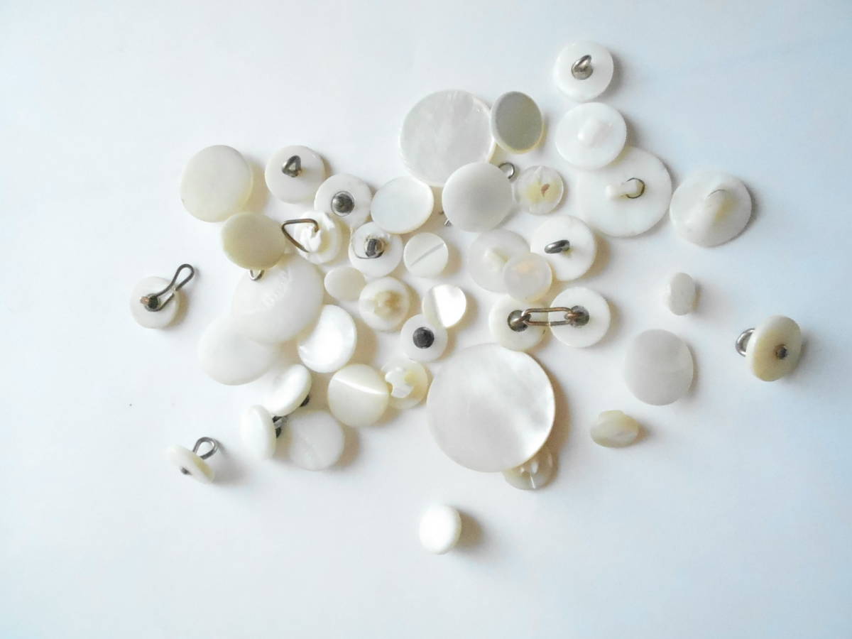 Yahoo!オークション - ヴィンテージ USA シェルボタン カフスボタン SE...