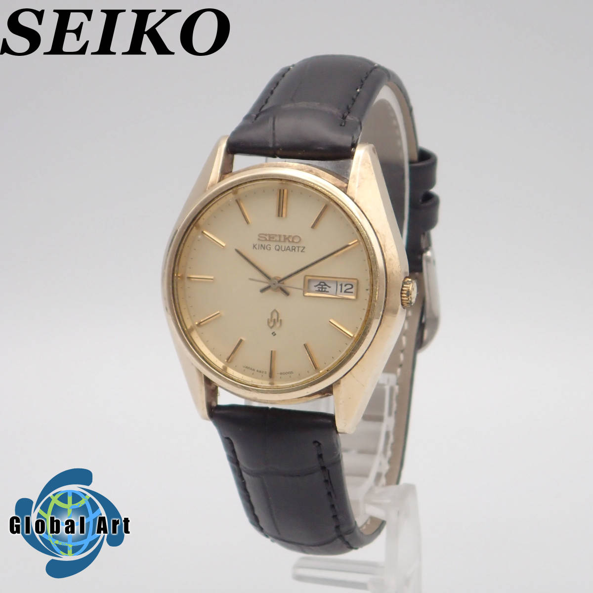 Yahoo!オークション - う10247/SEIKO セイコー/キングクオーツ/メンズ...