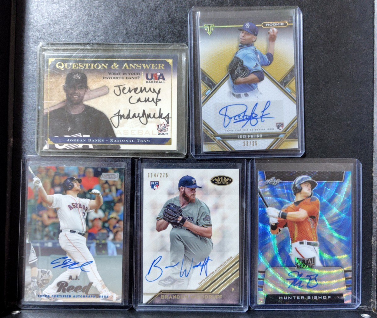 Yahoo!オークション - 【MLB Auto セット②】Brandon Woodruff Prospec...