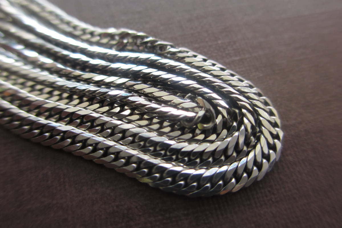 プラチナ Pt850 6面W 喜平ネックレス チェーン 総重量 10.3g サイズ チェーン全長 約40cm 幅22mm 品質保証書付き(プラチナ)｜売買されたオークション情報、yahooの ...