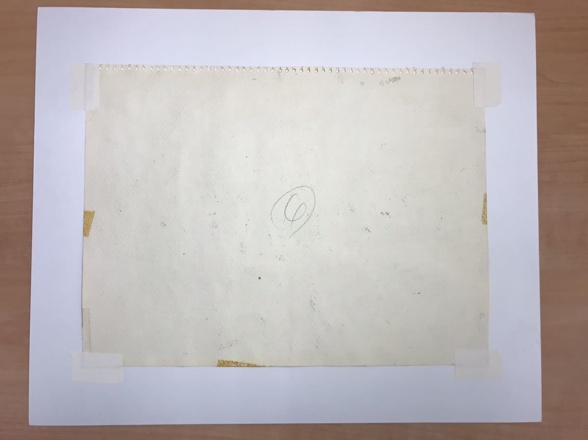 Yahoo!オークション - F41 木村真佐美 紙油彩「ソウルの丘」1969年制...