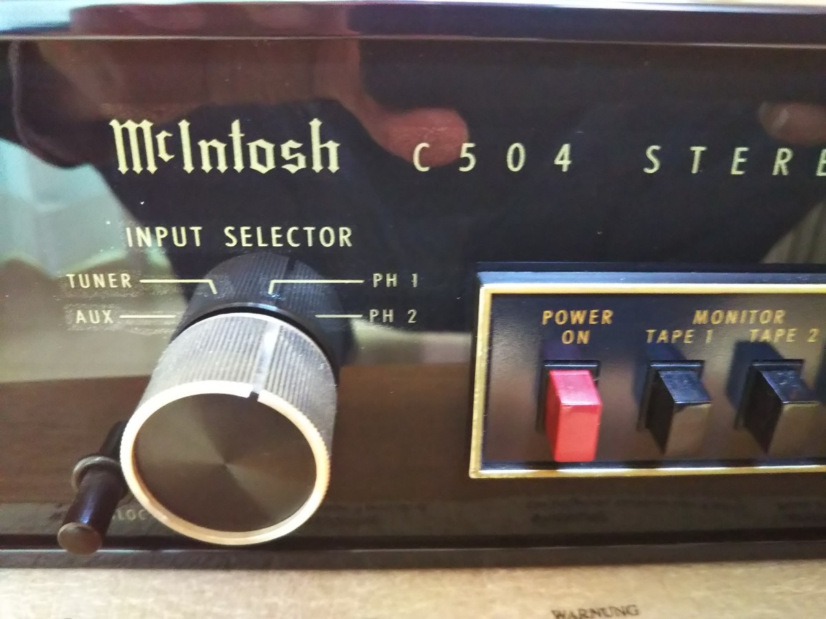 Yahoo!オークション - マッキントッシュ C504 プリアンプ ／McIntosh ...