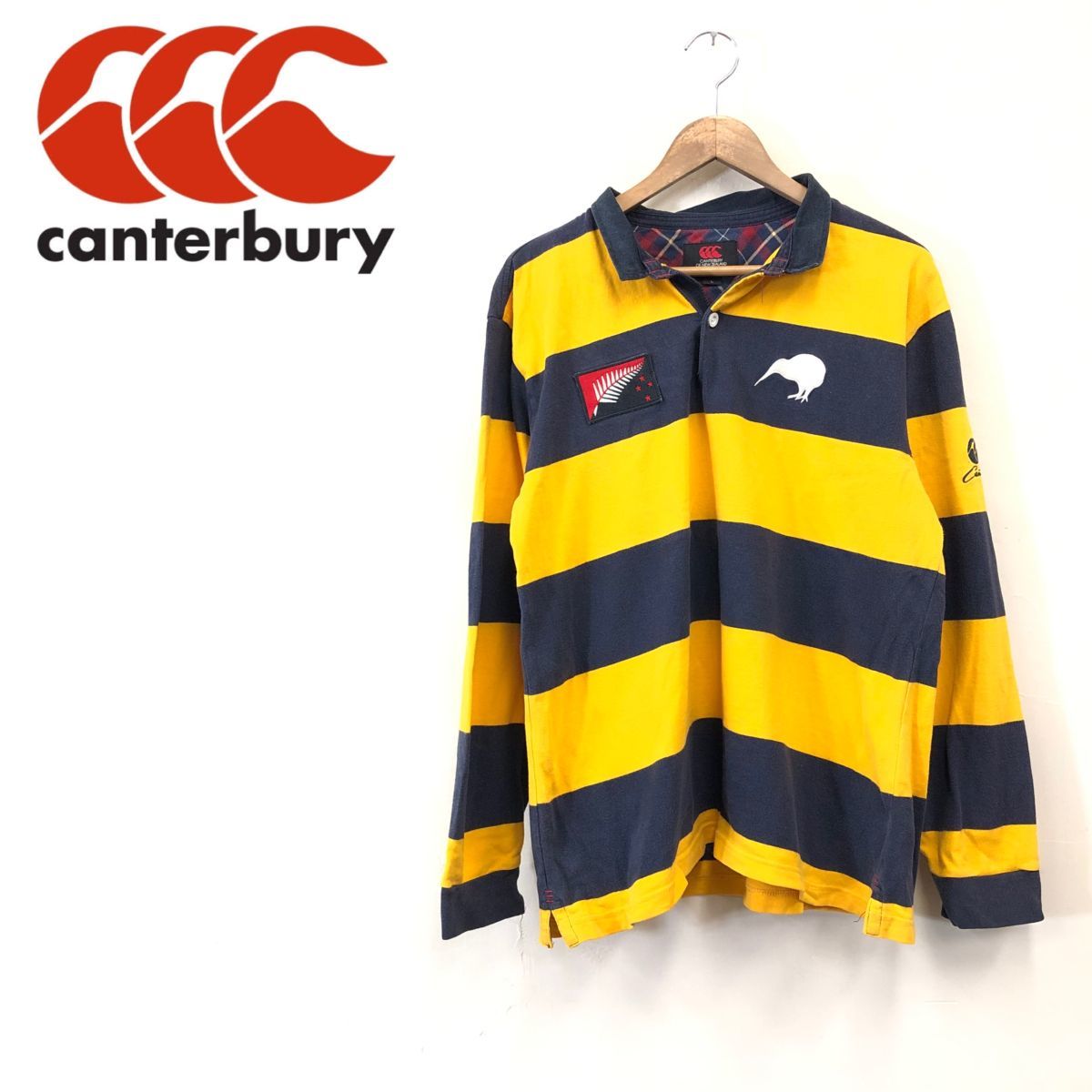 Yahoo!オークション - N1667-F-N canterbury カンタベリー ラガーシャ...