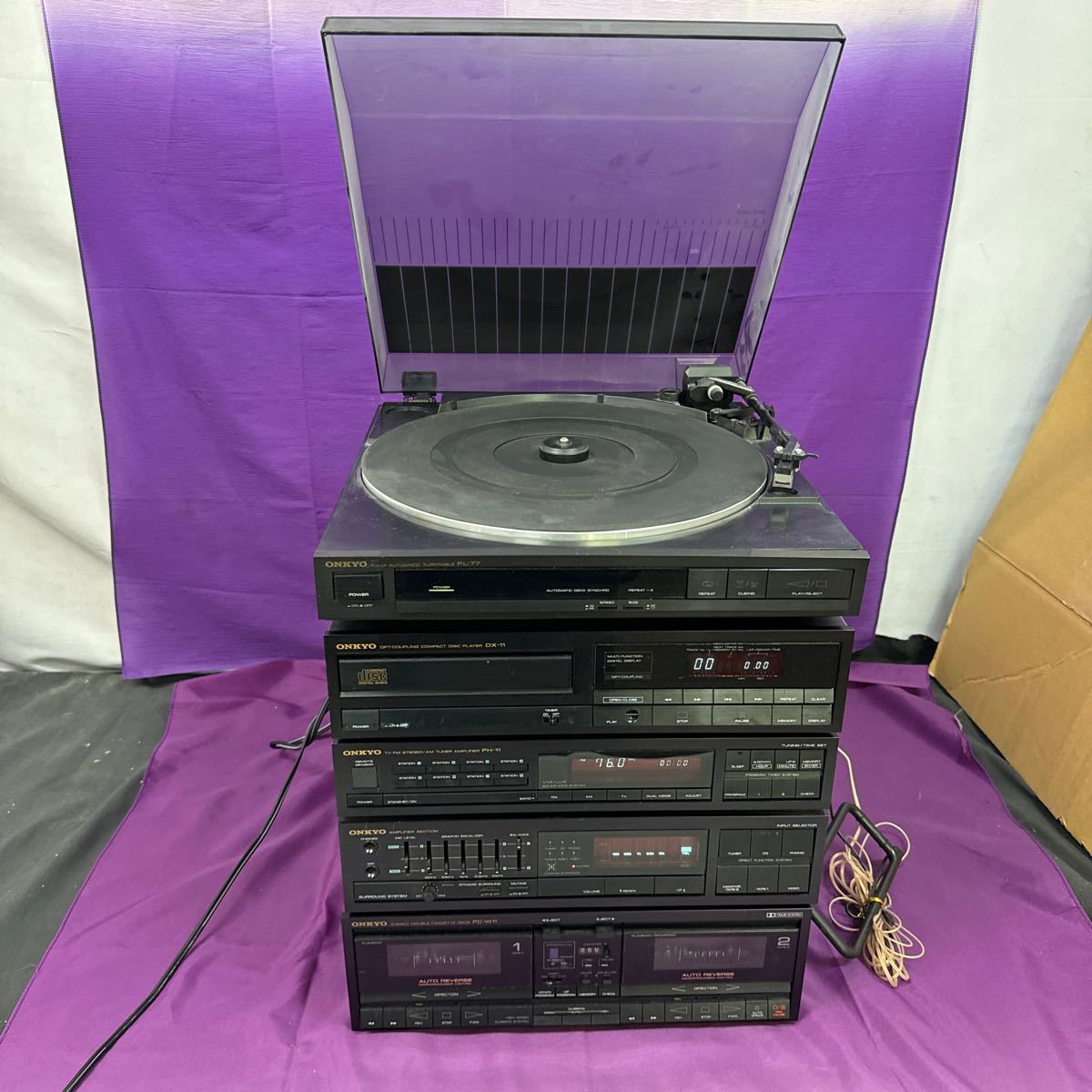 Yahoo!オークション - 中古 ONKYO/オンキョー オーディオセット コン...