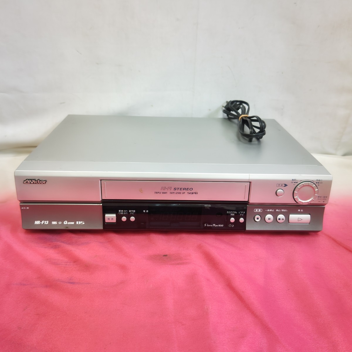 Yahoo!オークション - 【ビクター ビデオデッキ】HR-F13 VHS Hi-Fi ST...