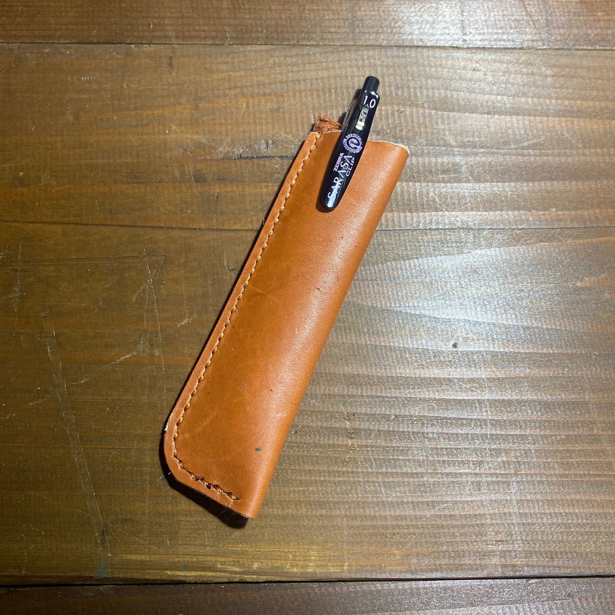 Yahoo!オークション - LPA ハンドメイド レザー 革 ペンケース 手縫い ...