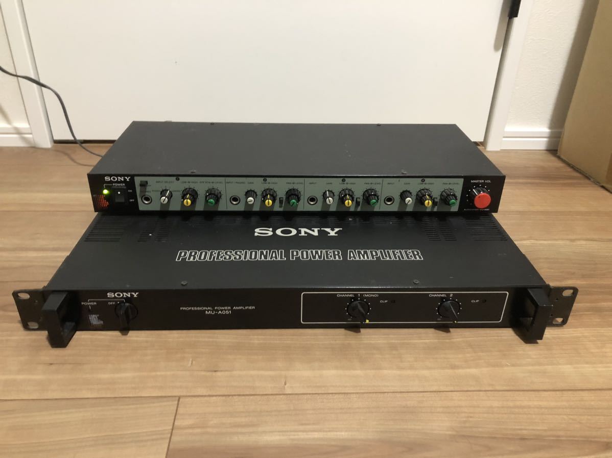 Yahoo!オークション - SONY ソニー MU-X051 ミキサー / MU-A051 パワー...