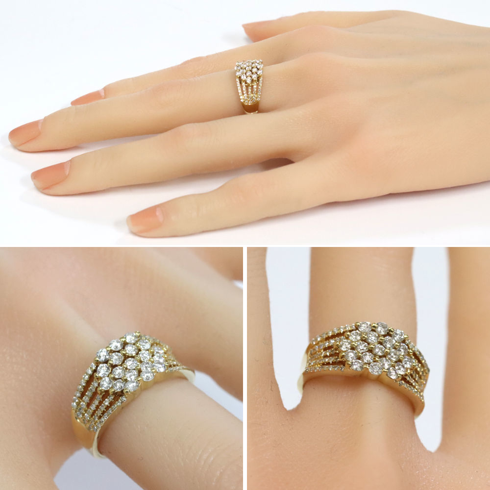 Yahoo!オークション - K18ダイヤモンドリング D1.00 5.5g #14