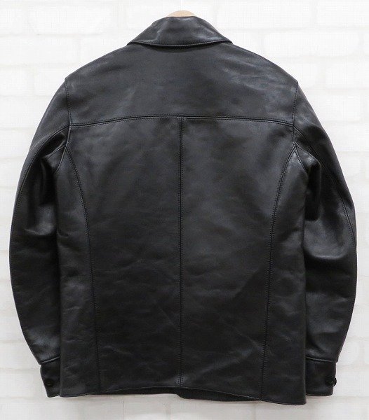 3J2185/未使用品ADDICT CLOTHES ホースハイドレザーカーコート 3J2185/未使用品ADDICT CLOTHES ホースハイドレザーカーコート