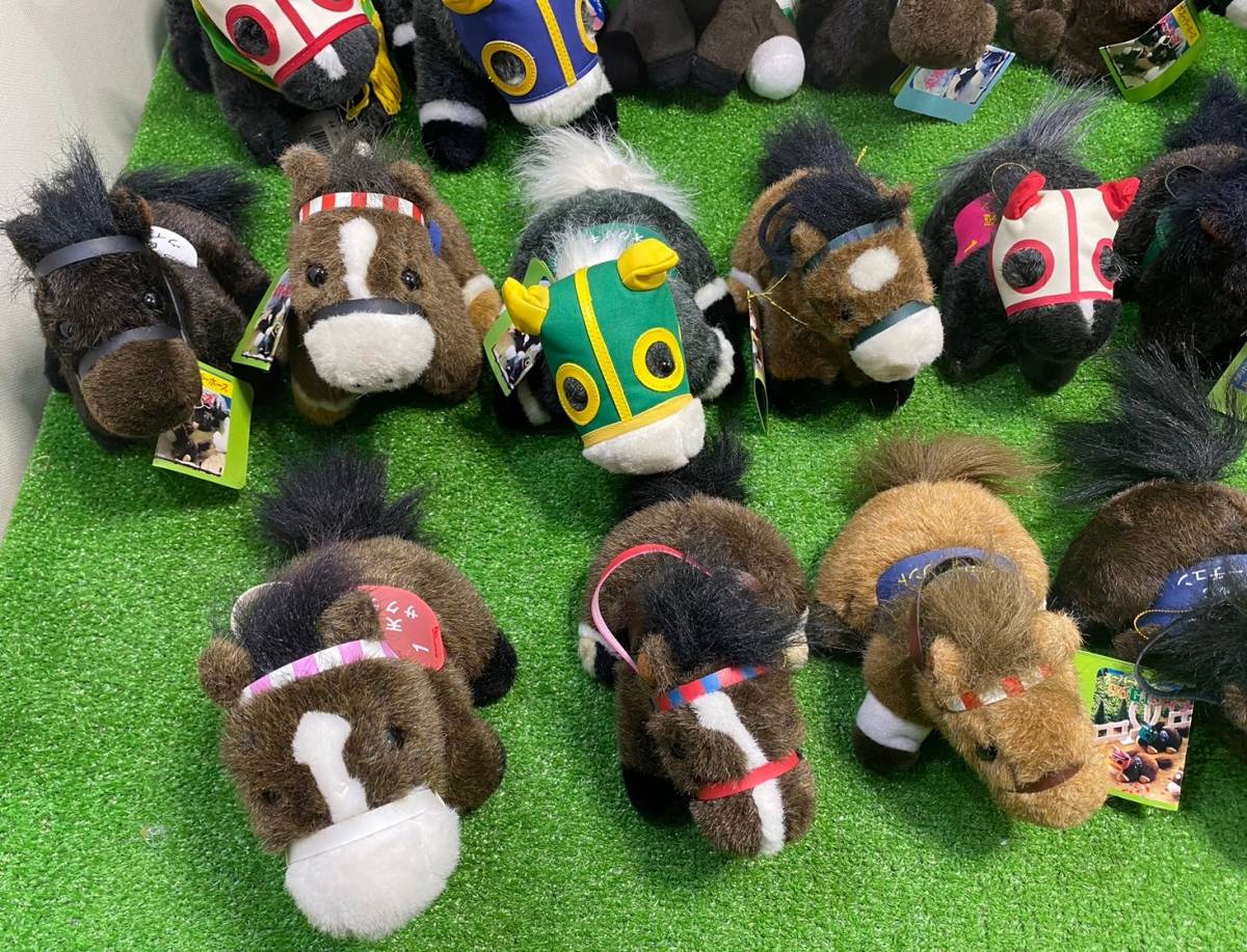 日本代購代標第一品牌【樂淘letao】－ 40-14 競馬 ぬいぐるみ 大量 まとめ AVANTI スーパーホース アイドルホース 有馬記念 菊花賞 オグリキャップ ビワハヤヒデ 競走馬 優勝馬