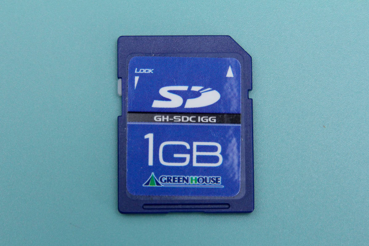 Yahoo!オークション - 1GB SDカード GREEN HOUSE