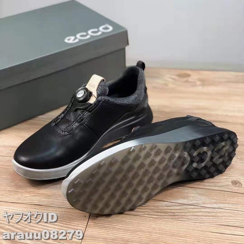 Yahoo!オークション - 最安 ゴルフシューズ メンズ 黒 本革 春夏 ecco ...