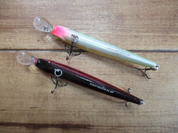 Yahoo!オークション - バスデイ シュガーミノー SG 80F 2個セット②