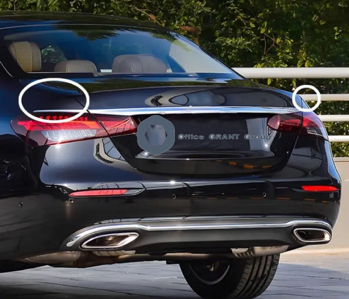 Yahoo!オークション - メルセデス・ベンツ W213 Eクラス リア メッキモ...