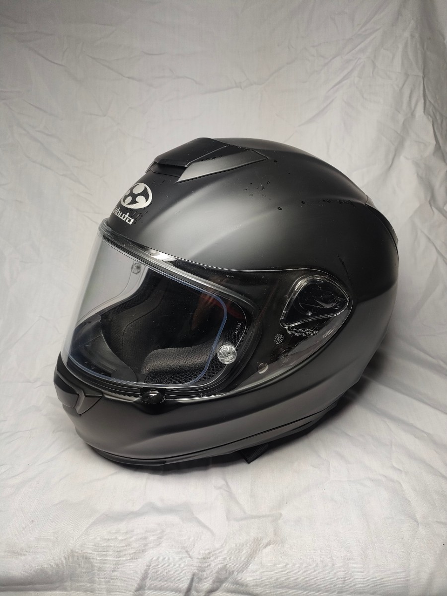 Yahoo!オークション - OGK RT-33 Sサイズ 艶消し黒 ピンロックシールド...