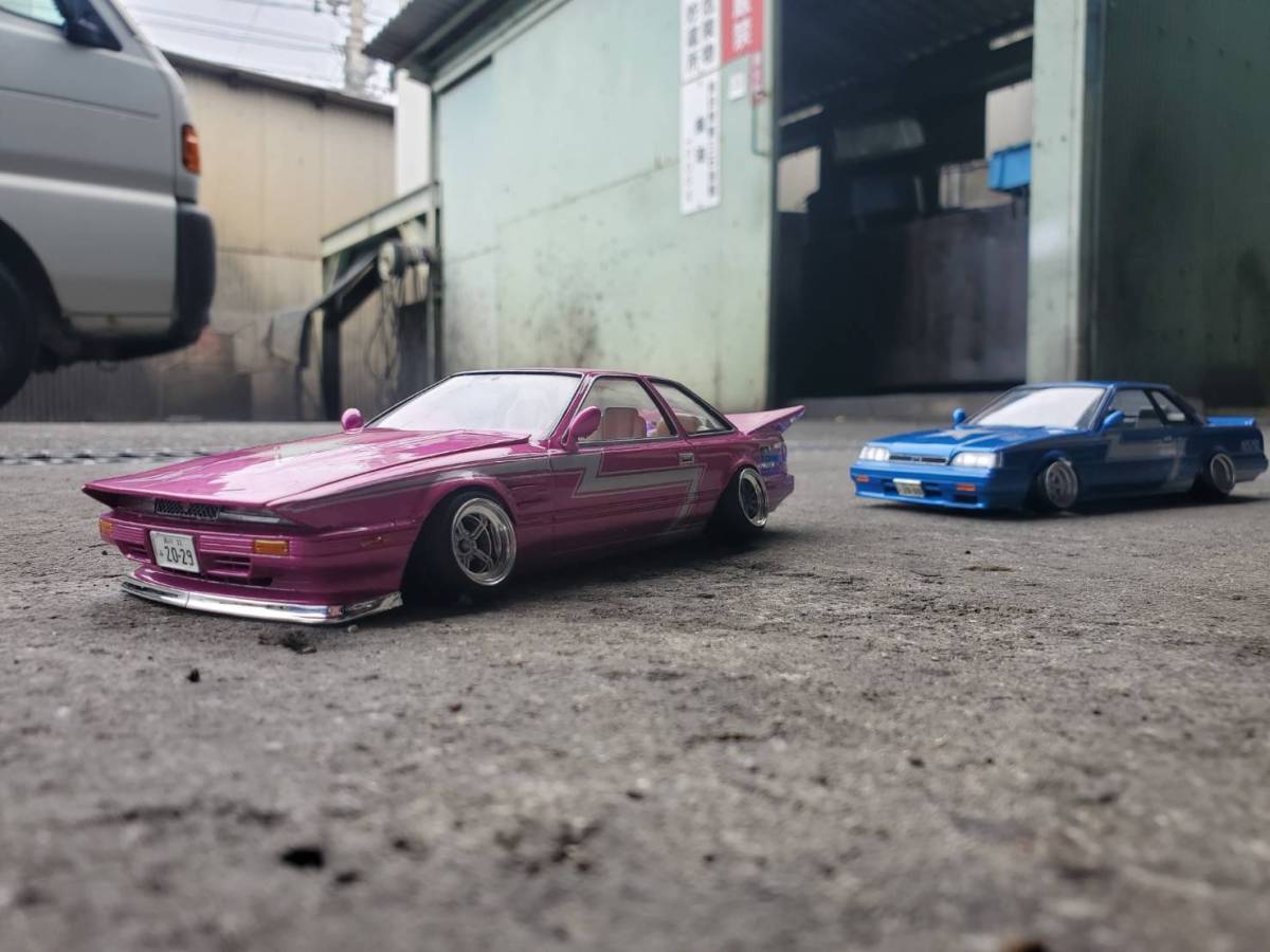 タミヤ 1/24 20ソアラ前期 シャコタン 街道レーサー の商品詳細 タミヤ 1/24 20ソアラ前期 シャコタン 街道レーサー の商品詳細