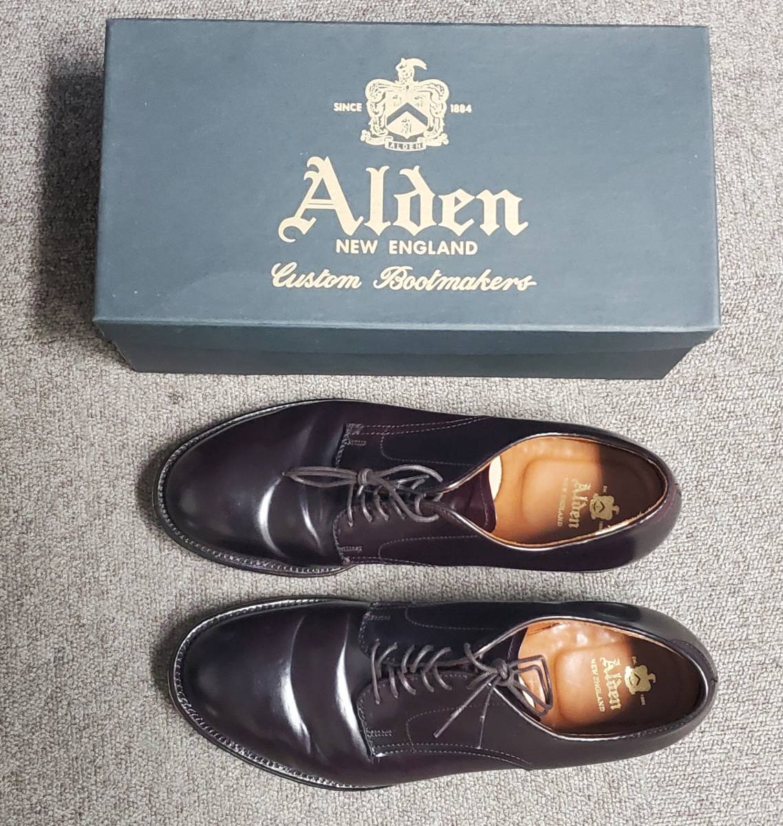 14100 オールデン モディファイドラスト コードバン US7 1/2D 53501 Alden 簡易梱包 発送(7.5インチ)｜売買されたオークション情報、yahooの商品情報をアーカイブ ...