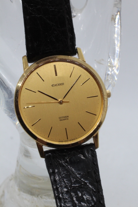 CITIZEN EXCEED 2730-271718 Y QUARTZ BASE METAL YP30 JAPAN 品時計 電池交換済み 23.12.3(エクシード)｜売買されたオークション ...