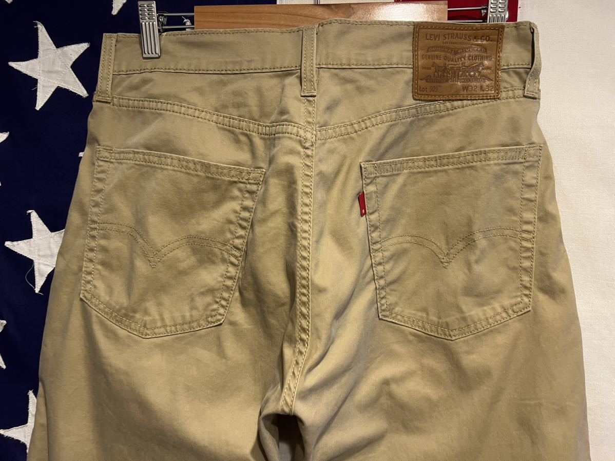 日本代購代標第一品牌【樂淘letao】－★LEVI’S★リーバイス★505-2088★レギュラーストレート★ストレッチパンツ★ツイル★Rタブ★三角ステッチ★ジッパーフライ★W32★