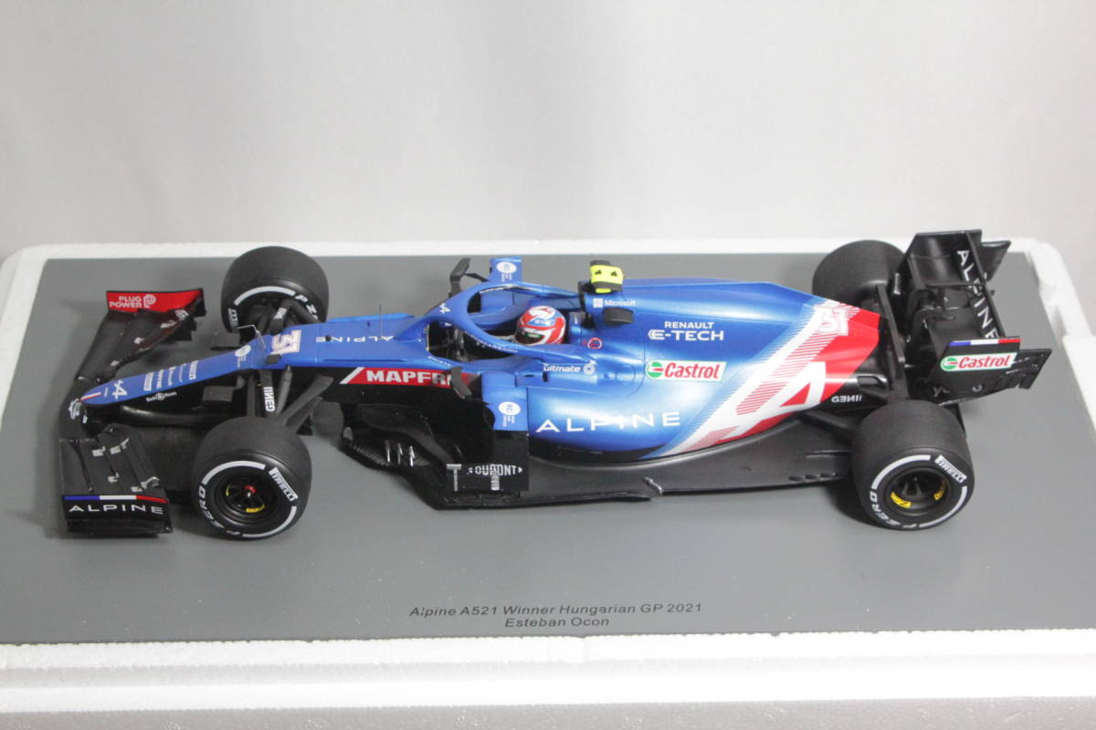 Yahoo!オークション - Spark 1/18 アルピーヌ A521 オコン 2021年 ハン...