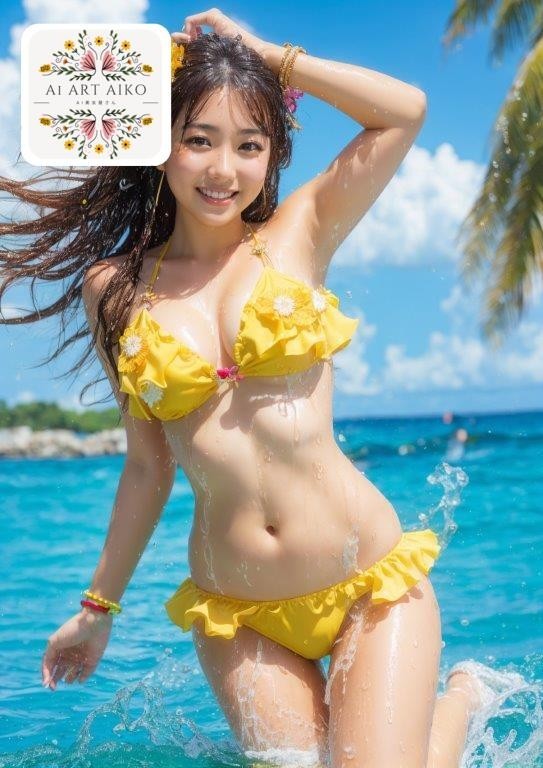 Yahoo!オークション - [1510] AI美女 アートポスター グラビア イラス...