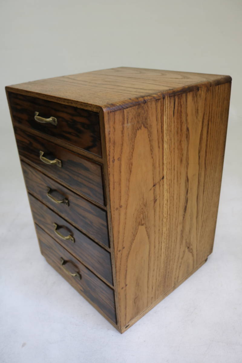 Yahoo!オークション - A243. アンティーク 昭和レトロ 古い小引出し山...