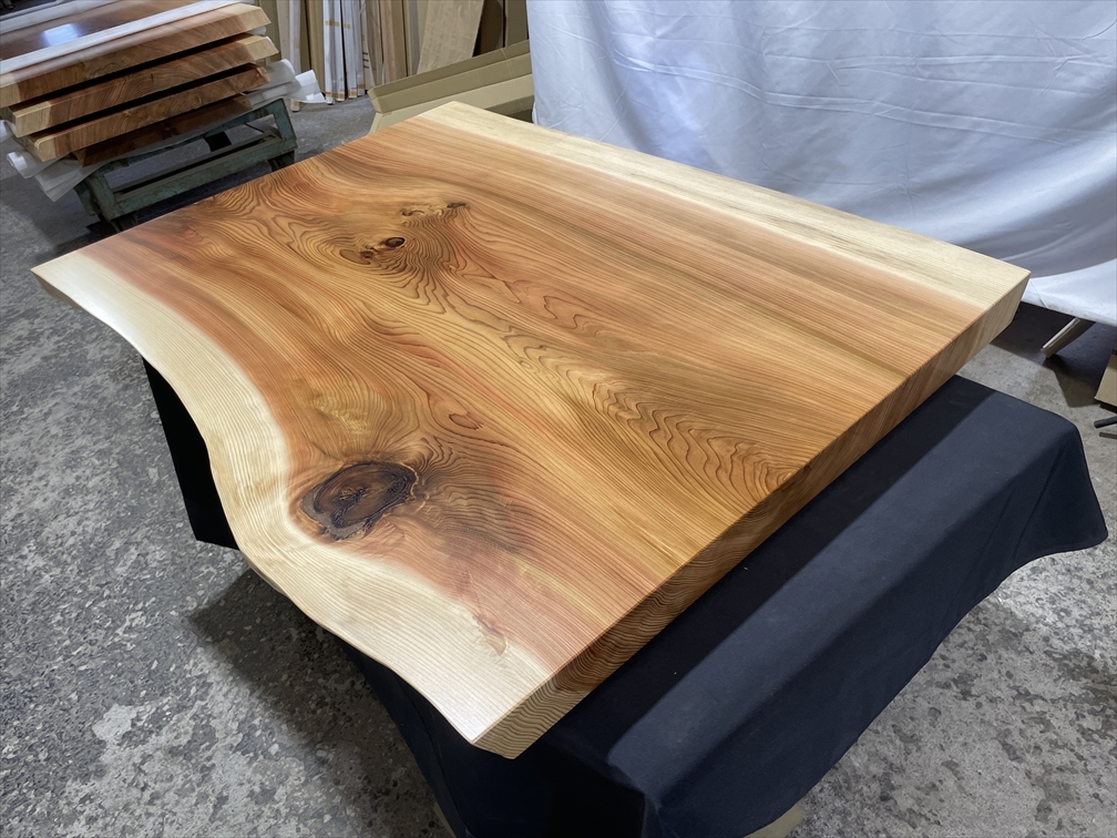 Yahoo!オークション - 杉3490 一枚板無垢 1220x830-840-770x55mm カウ...