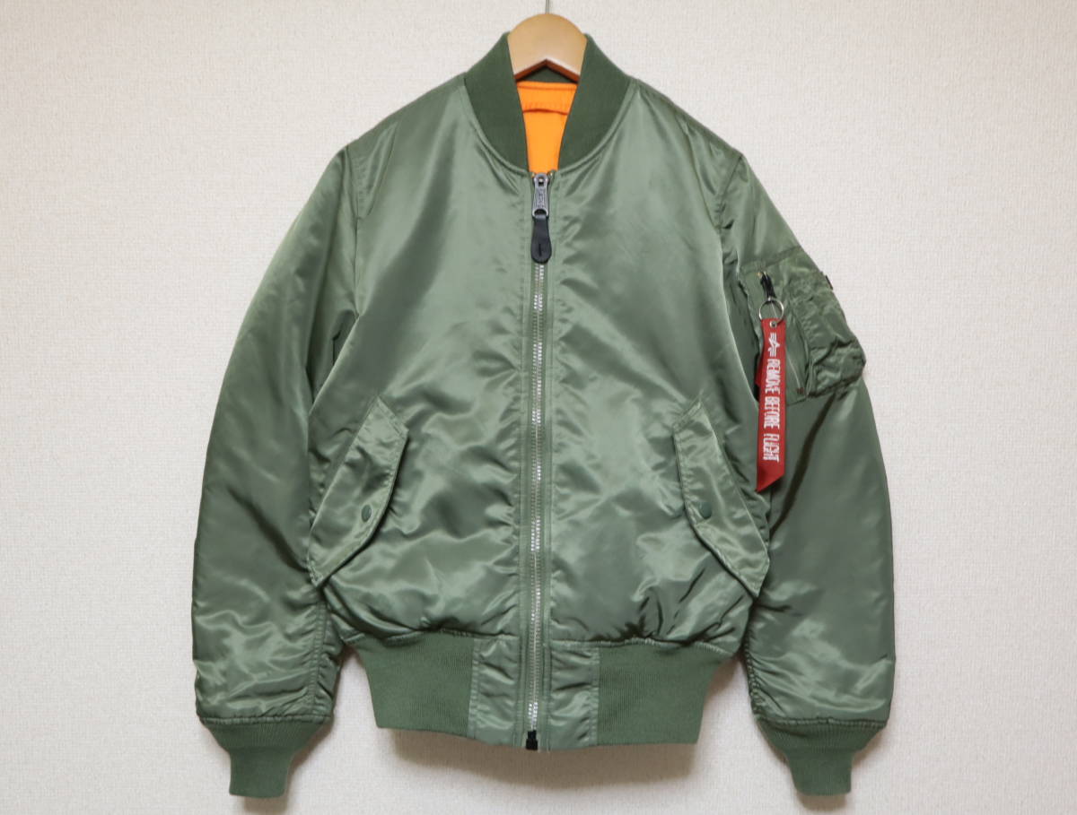 Yahoo!オークション - ALPHA アルファ MA-1 フライト ジャケット ジャ...