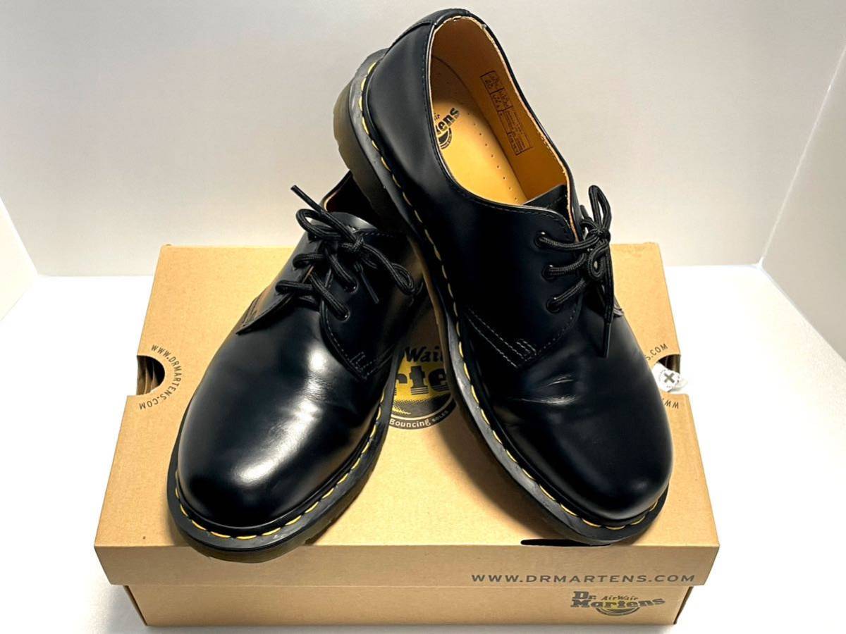 Yahoo!オークション - 中古品 ドクターマーチン 3ホール 1461/ BLACK D...