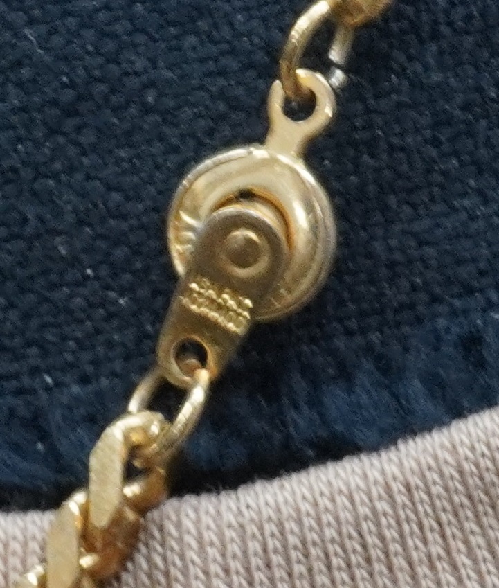 Yahoo!オークション - K18GF ネックレス 41cm 大網てんとう虫 L16-347...