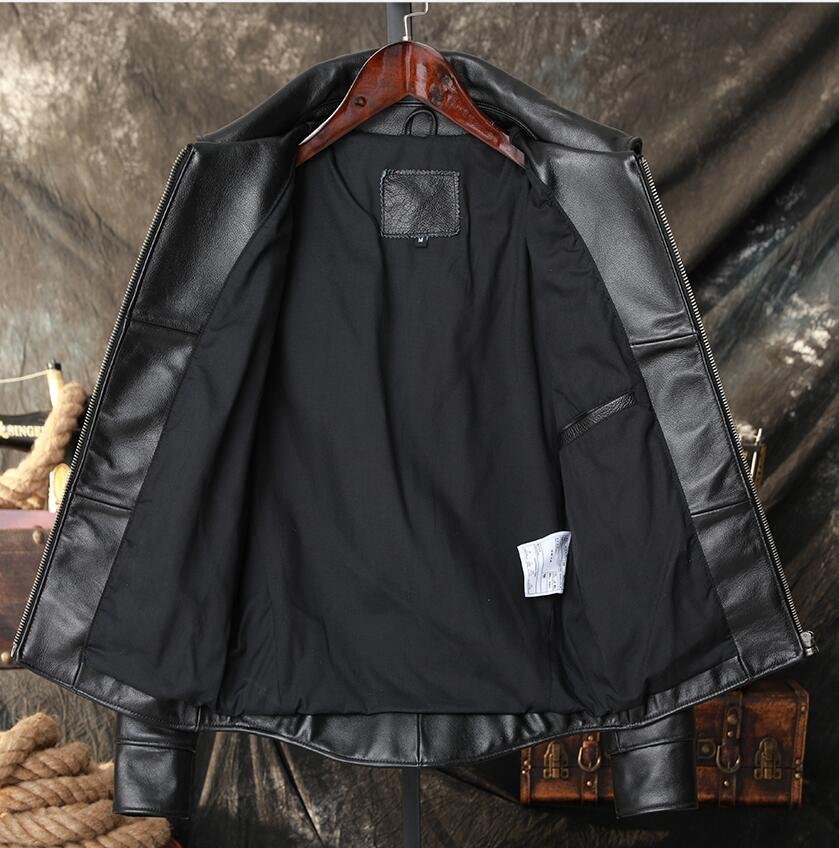 日本代購代標第一品牌【樂淘letao】－美品 メンズ 革ジャン レザージャケット 牛革 本革 ライダース バイクウエア ブルゾン ハーレーコート オートバイ M～5XL