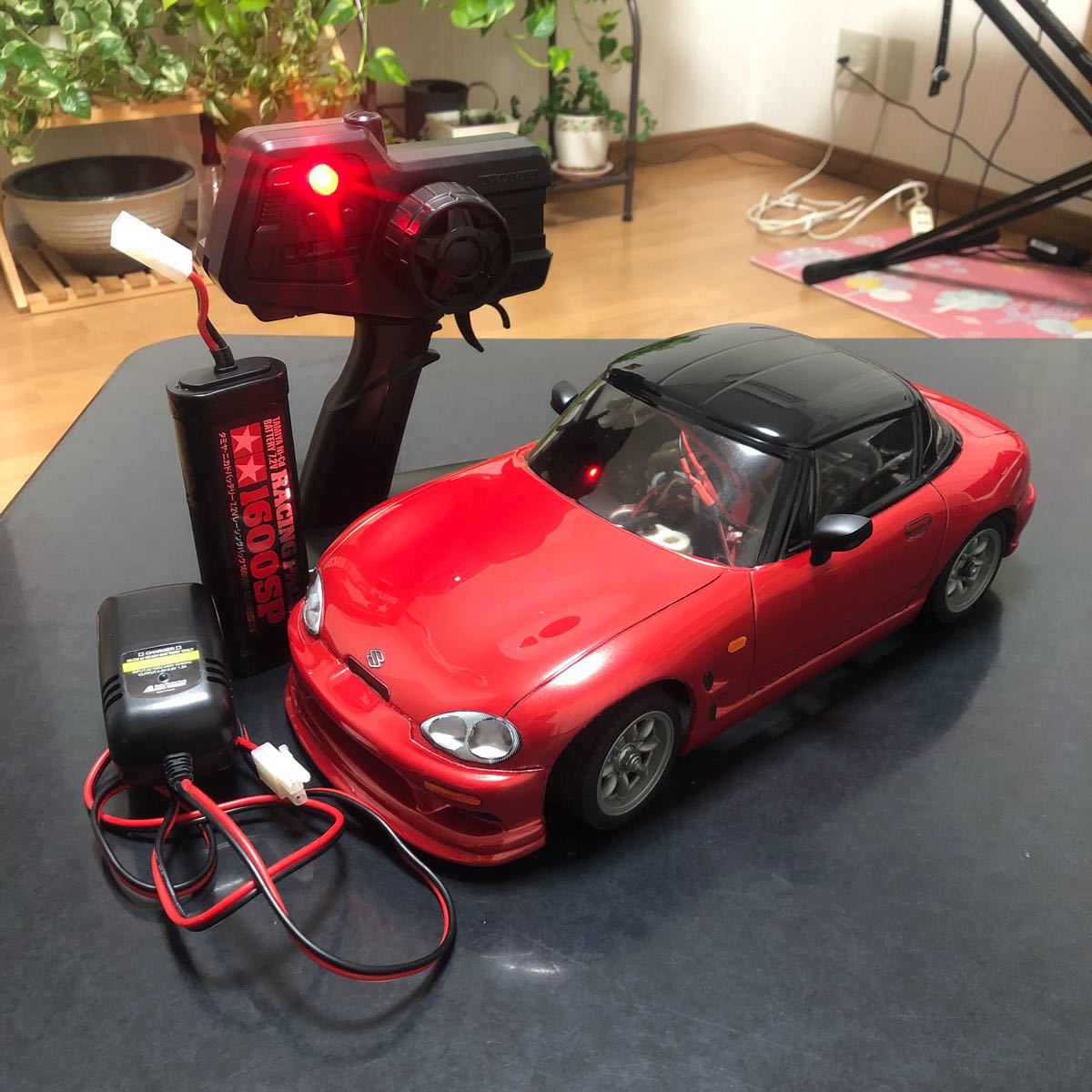 Yahoo!オークション - タミヤ 1/10 M01シャーシ スズキカプチーノボデ...