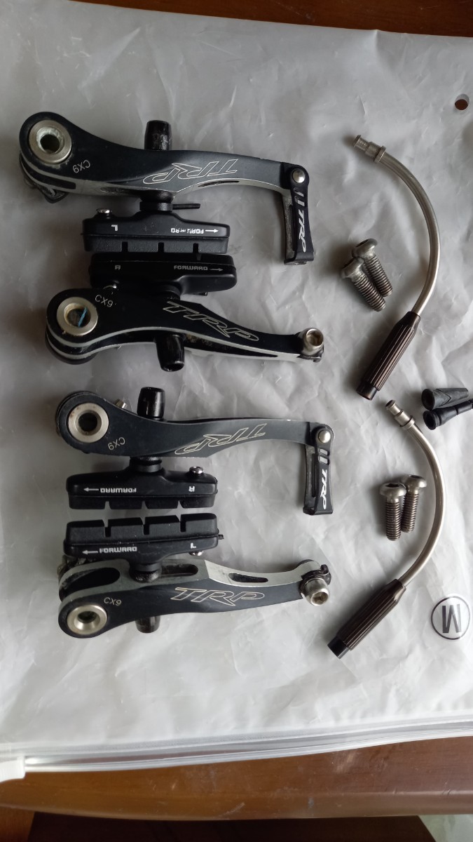 Yahoo!オークション - TRP CX9 ミニ Vブレーキ ロードバイク 自転車 ク...