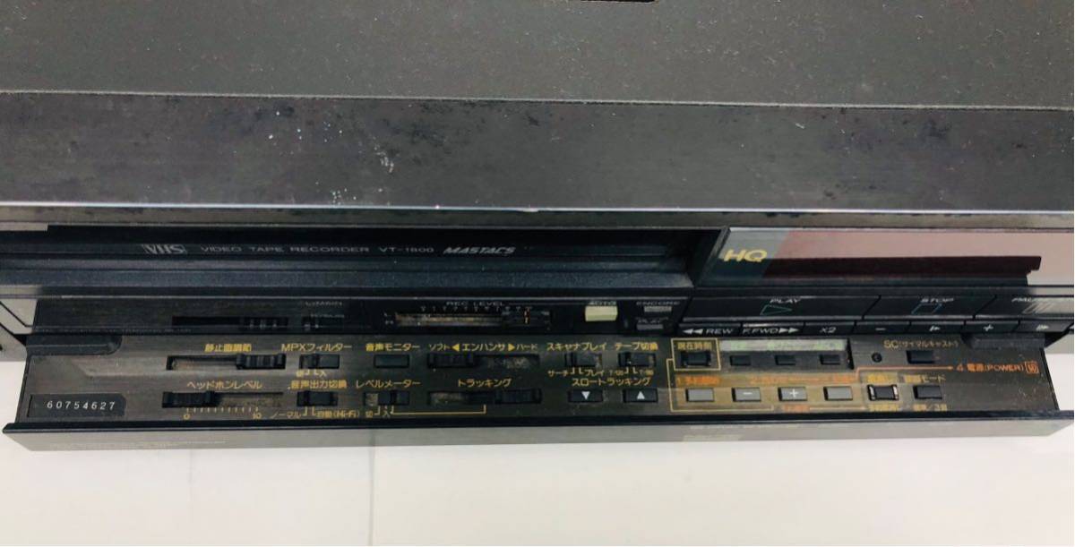 日立 HITACHI 80年代の初期HI-FI VHSビデオデッキ ジャンク品 日立 HITACHI 80年代の初期HI-FI VHSビデオデッキ ジャンク品
