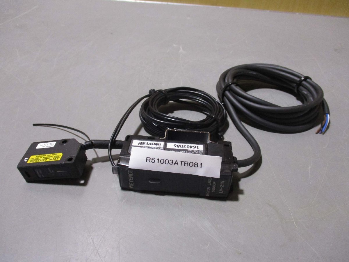 Yahoo!オークション - 中古 KEYENCE DIGITAL LASER SENSOR LV-21A/LV-H...