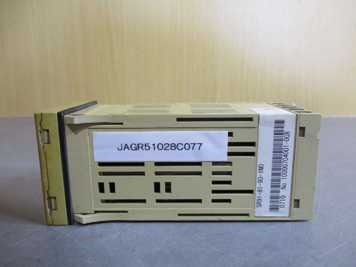 Yahoo!オークション - 中古 SHIMADEN SR91-8I-90-1N0 デジタル調節計