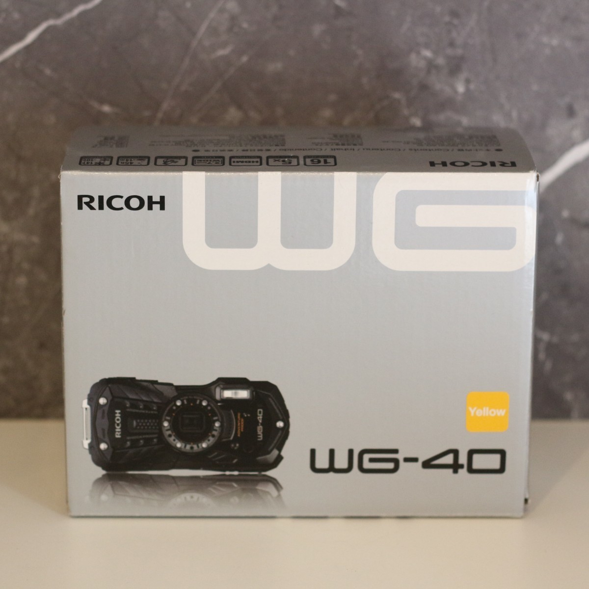 Yahoo!オークション - 〈 新品未使用品〉リコー RICOH WG-40 Yellow イ...