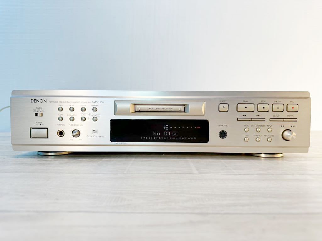 DENON MDデッキ/MDレコーダー DMD-1550 デノン デンオン(家電、AV、カメラ)｜売買されたオークション情報、yahooの商品情報をアーカイブ公開 - オークファン ...