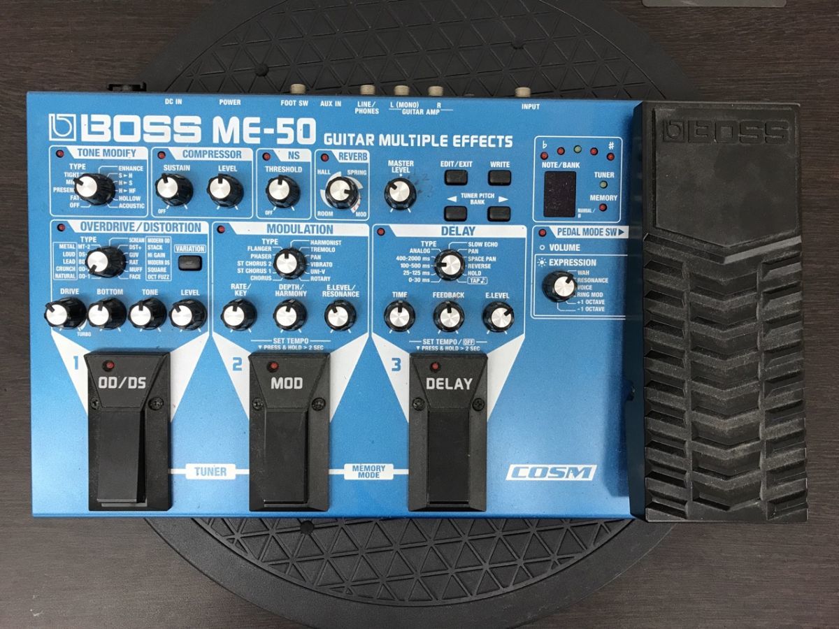 1204-112T②22728 エフェクター BOSS ME-50 ギター エフェクト GUITAR MULTIPLE EFFECTS マルチエフェクター(マルチエフェクター)｜売買された ...